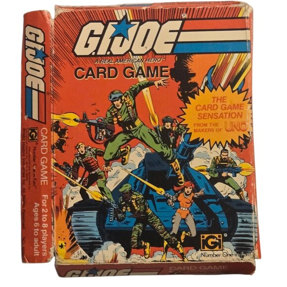 Hasbro | Games | Gi Joe Card Game By Hasbro 982 Vintage Cobra Kids ...